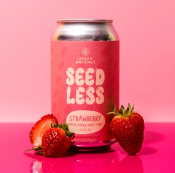 Urban Artifact - Seedless Strawberry Sour Beer – DRAY: Non-Alcoholic ...
