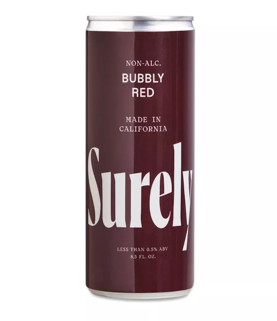 Surely Wine - Bubbly Red Can – DRAY: Non-Alcoholic Bottle Shop